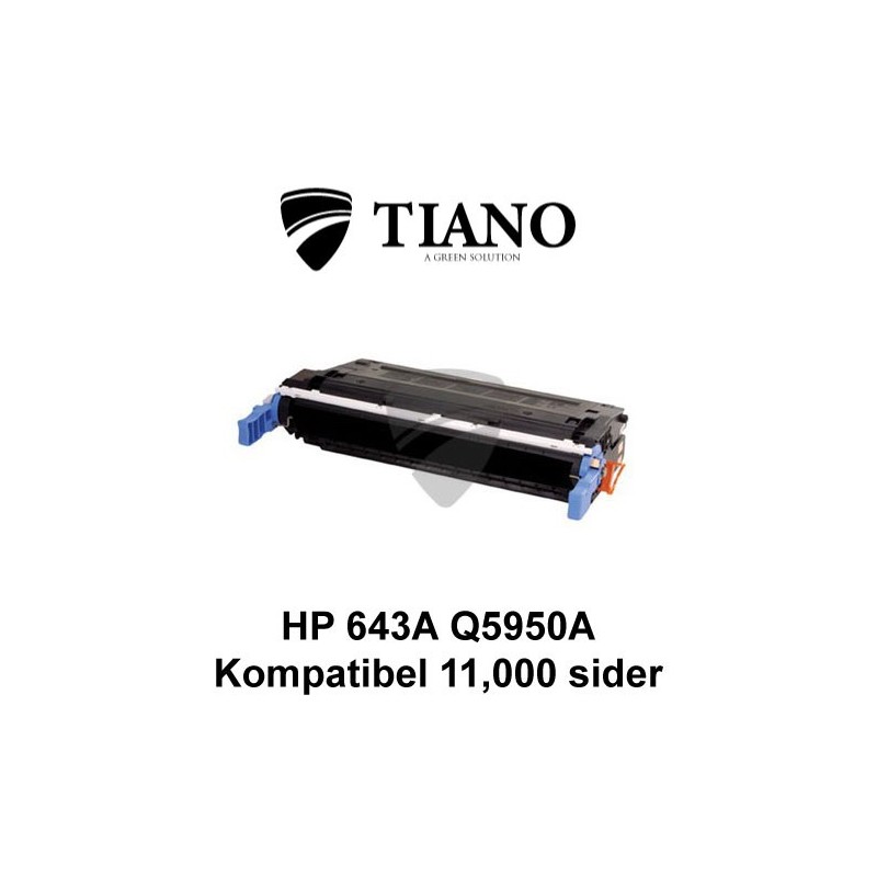 Gratis fragt på toner til hp color laserjet 643a og toner q5950a