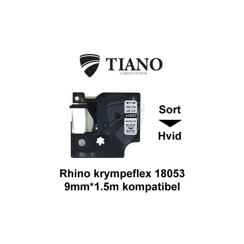 Dymo RHINO krympeflex 18053 kompatibel kan købes her hos tiano